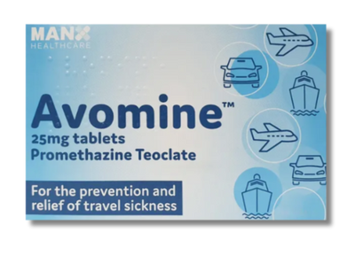 Avomine 25mg - 28 Tablets | Pharmacy Prime