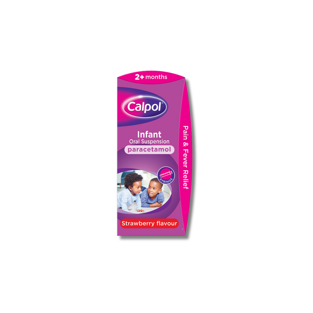 CALPOL Infant 120mg/5ml Oral Suspension - Strawberry Flavour - 200ml ...