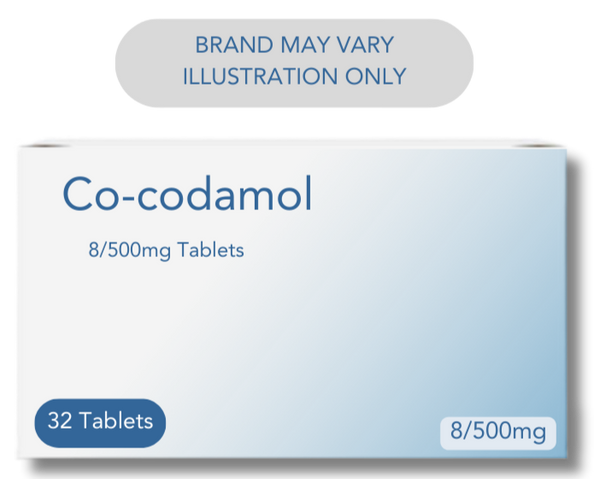 Co-codamol - 8/500mg - 32 Tablets - For Acute, Moderate To Severe Pain ...