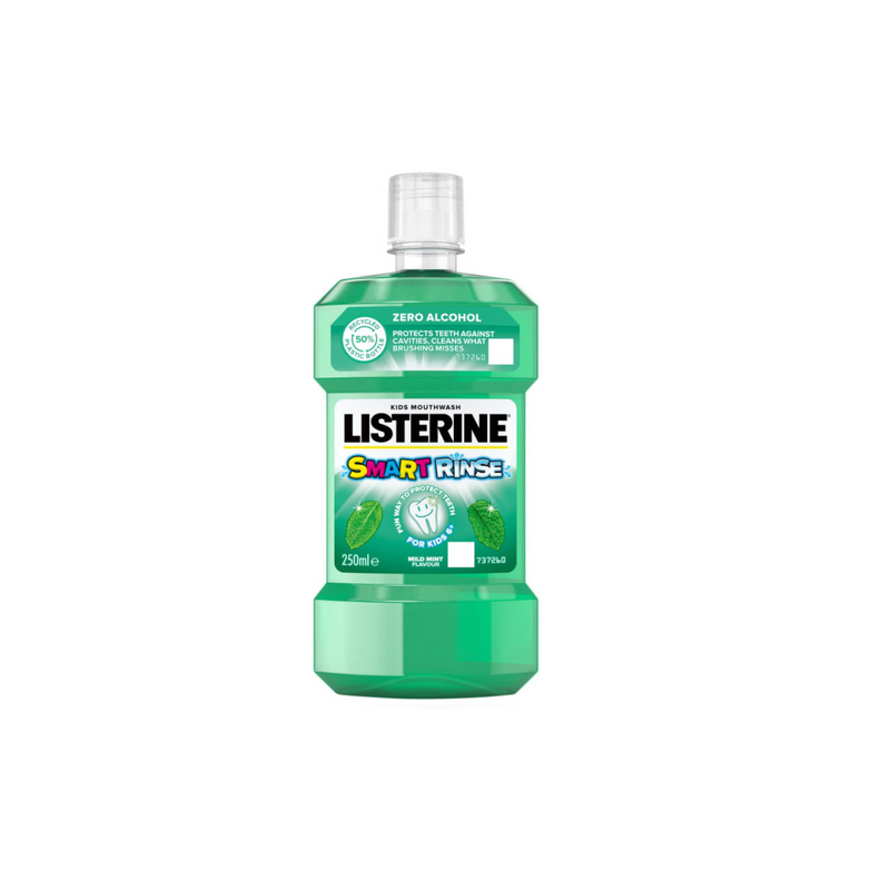 Listerine Smart Rinse Kids Mouthwash Mild Mint - 250ml