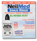 NeilMed Sinus Rinse Original Kit, Squeeze Bottle + 60 Sachets ...