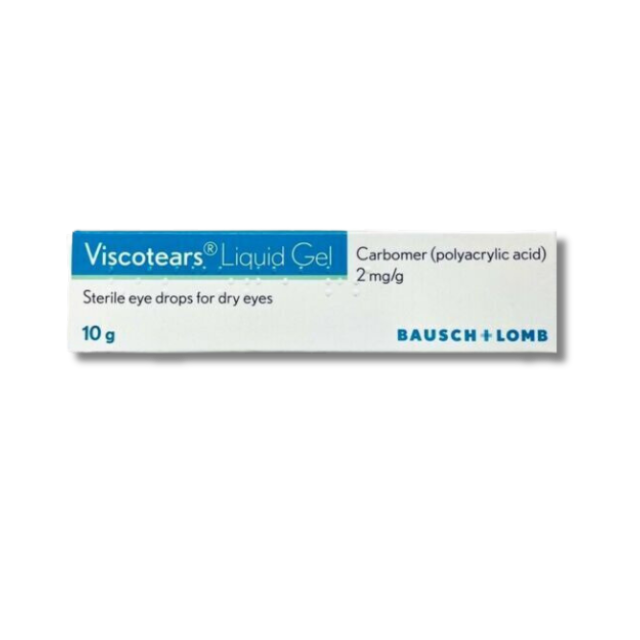 Viscotears Liquid gel Eye Drops - 10g | Pharmacy Prime
