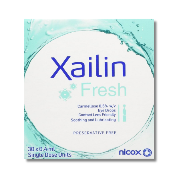 Xailin Fresh Eye Drops Pack of 30 | Pharmacy Prime