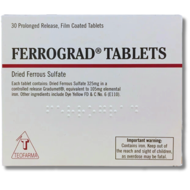Ferrograd - 30 Tablets | Pharmacy Prime