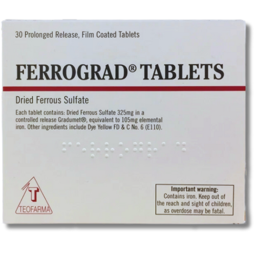 Ferrograd - 30 Tablets | Pharmacy Prime