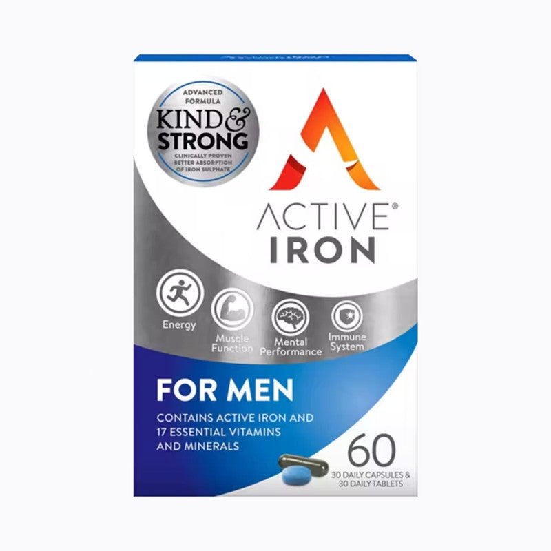 Active Iron & B-Complex plus for Men - 60 Capsules | Pharmacy Prime