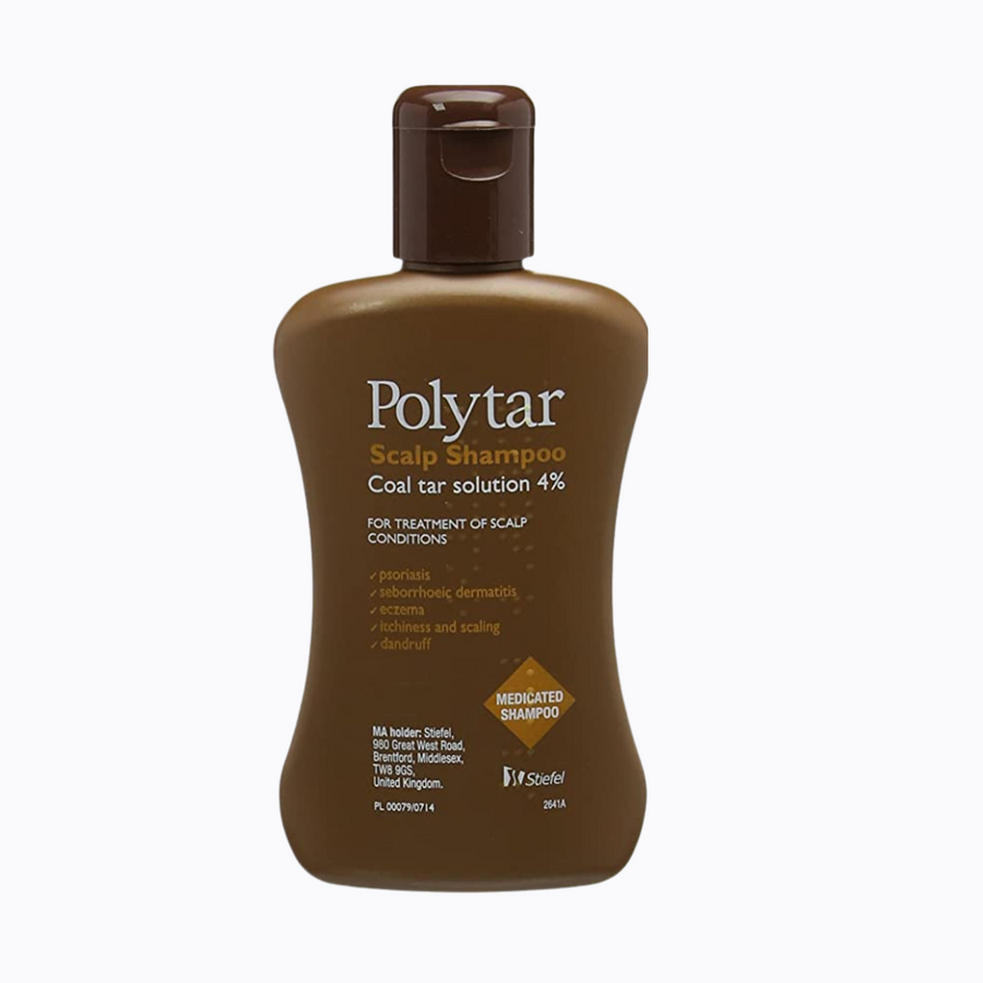 Polytar Scalp Shampoo Psoriasis Eczema Itchiness Coal Tar 4%-150ml ...