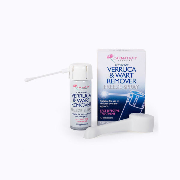 Carnation Verruca & Wart Remover Freeze Spray - 12 Applications ...